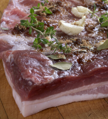 How to make homemade pancetta. Easier to make than bacon. - Ruhlman
